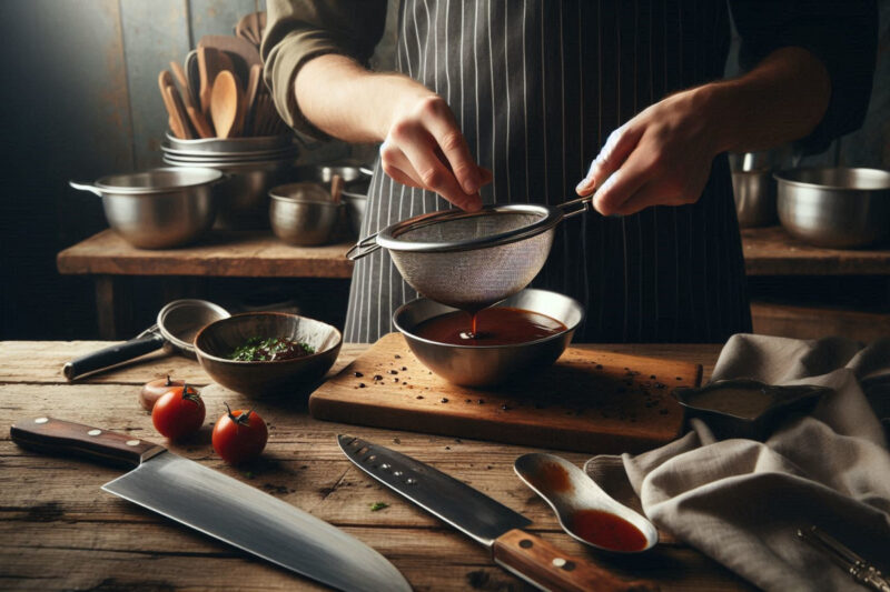 Passieren in der Küche: Glätten und Verfeinern von Speisen