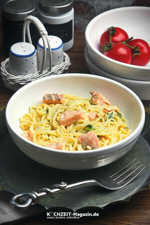 Lachs Spaghetti, das ideale Rezept für besondere Momente