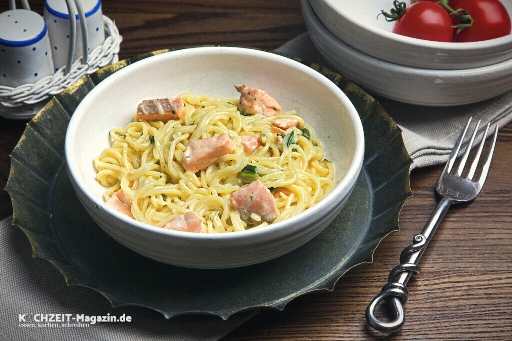Lachs Spaghetti, das ideale Rezept für besondere Momente