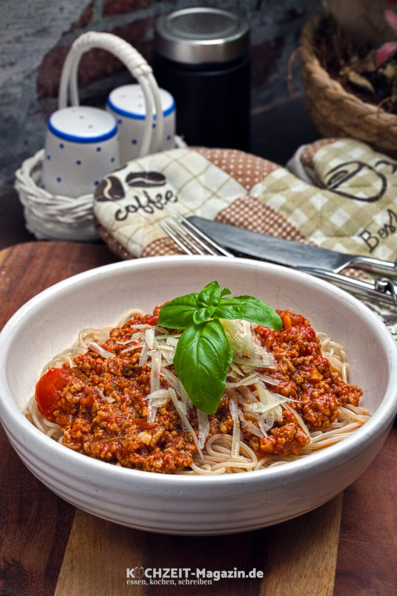 Spaghetti Bolognese, die schnelle Köstlichkeit aus der Kindheit