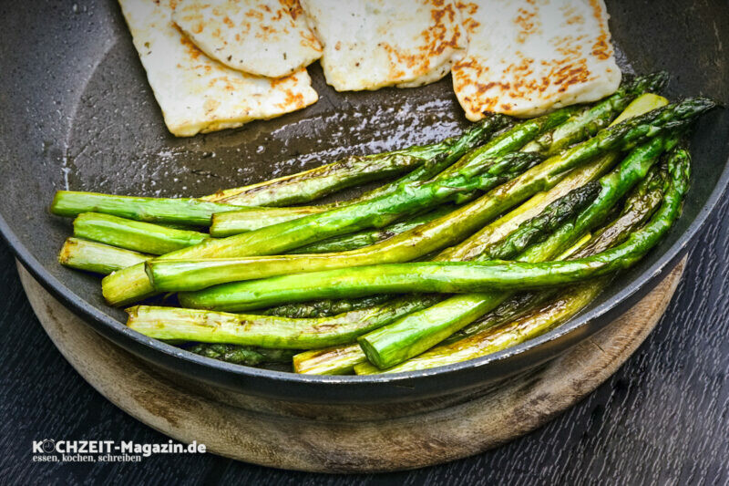 Spargel In Der Pfanne Mit Butter